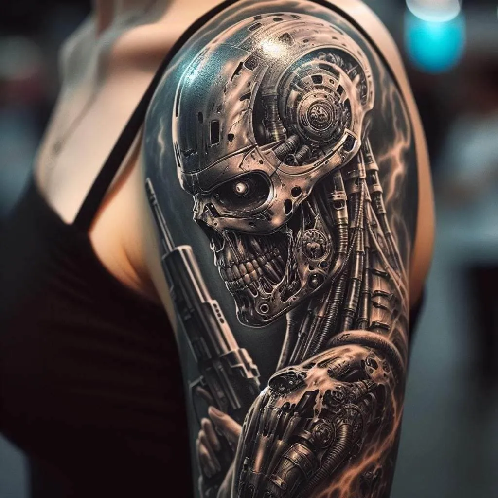 Funhouse Tattoo San Diego: Exploring Biomechanical Tattoos